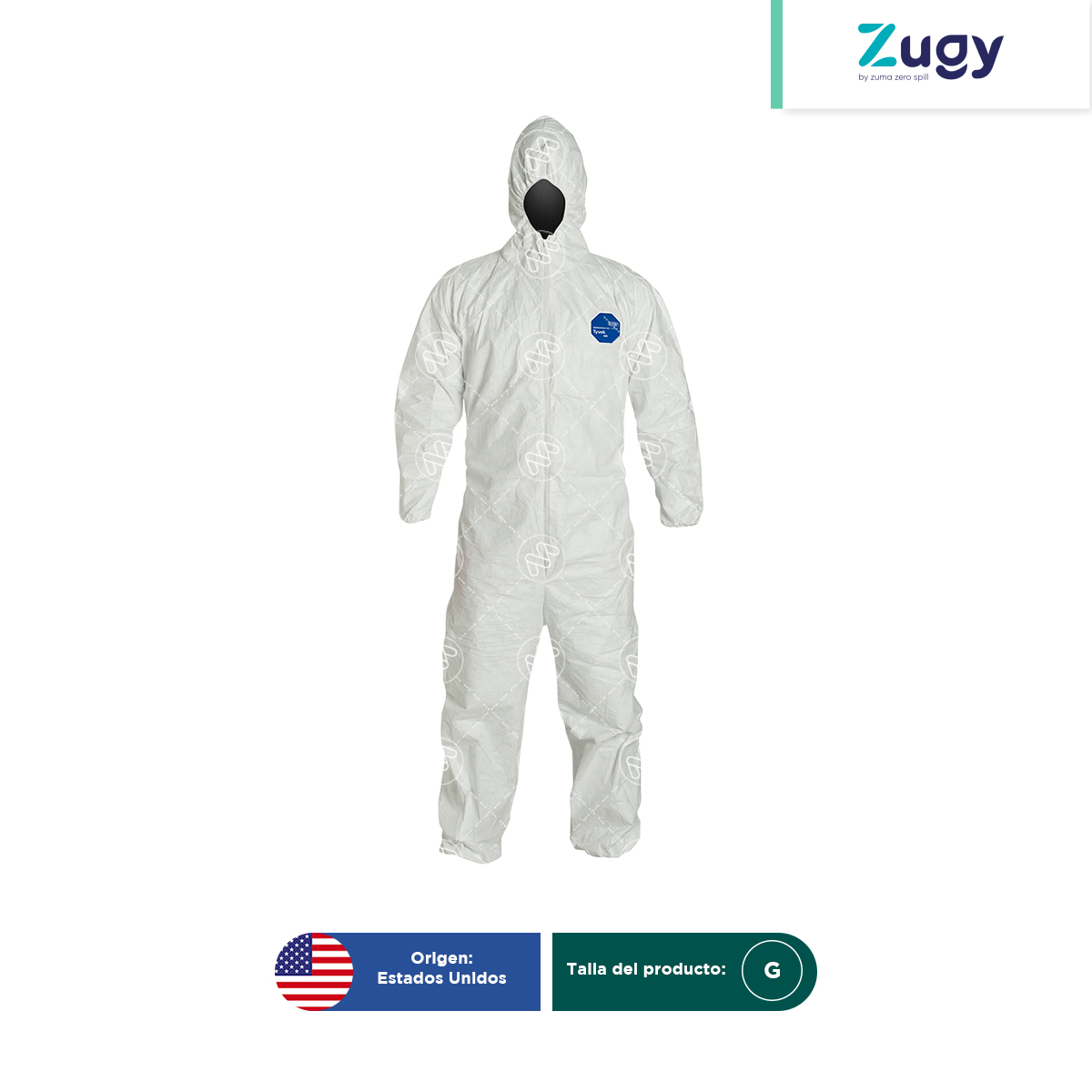 Overol Tyvek clásico blanco - Monos en Movimiento